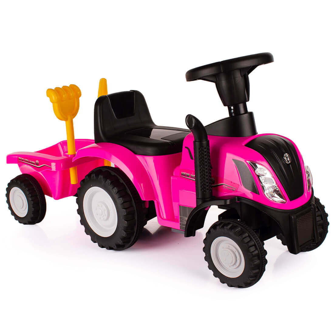 Traktor z przyczepką Jeździk New Holland jeździdełko dla dziecka ...