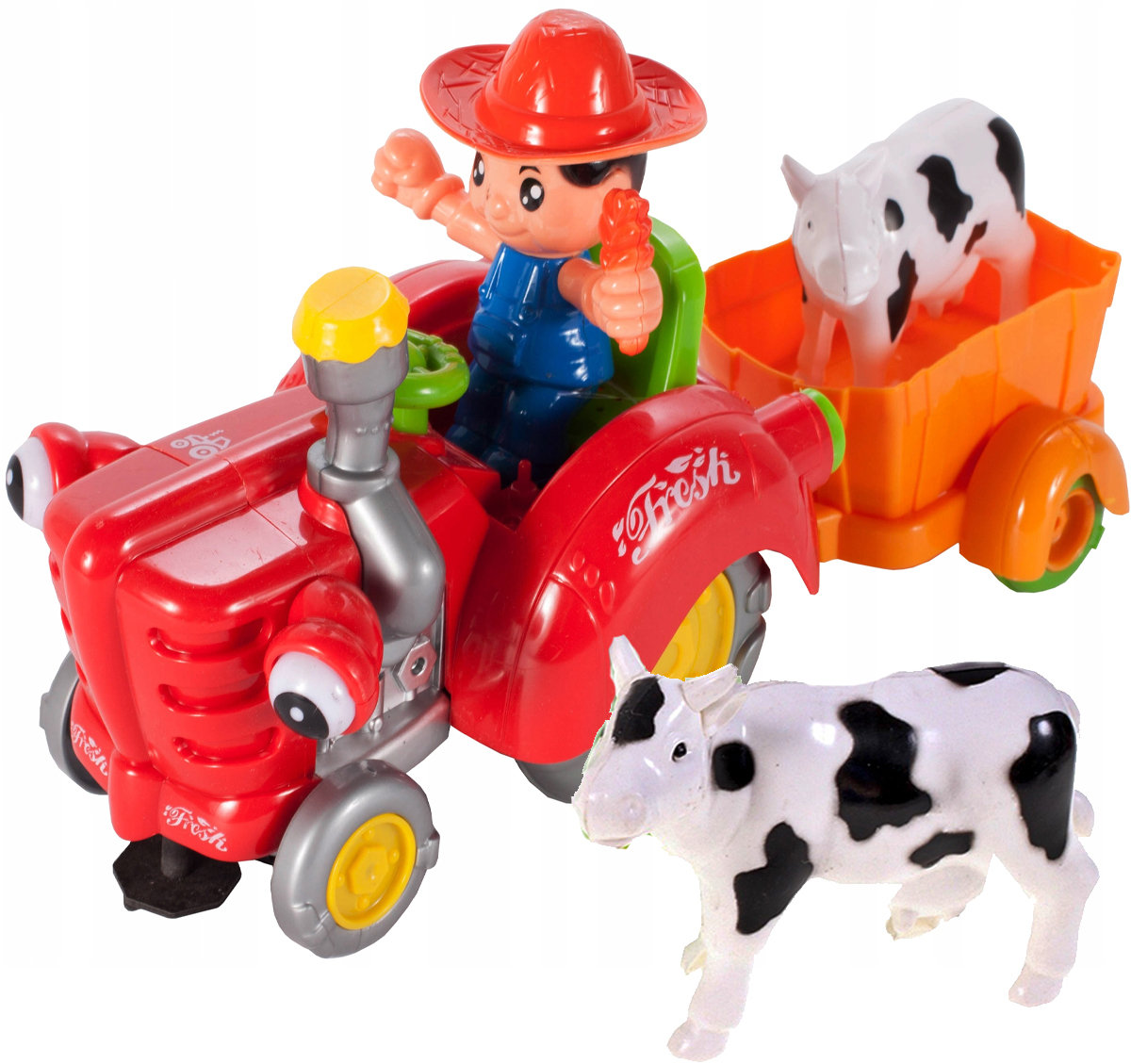 Traktor Z Przyczepką Tańczący Farmer Muzyka Led X391 - Stator | Sklep ...