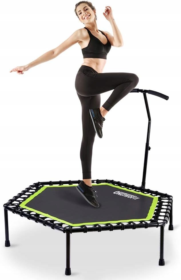 TRAMPOLINA FITNESS ONE TWO FIT 109CM TRAMPOLINA FITNESS Z UCHYWTEM ...