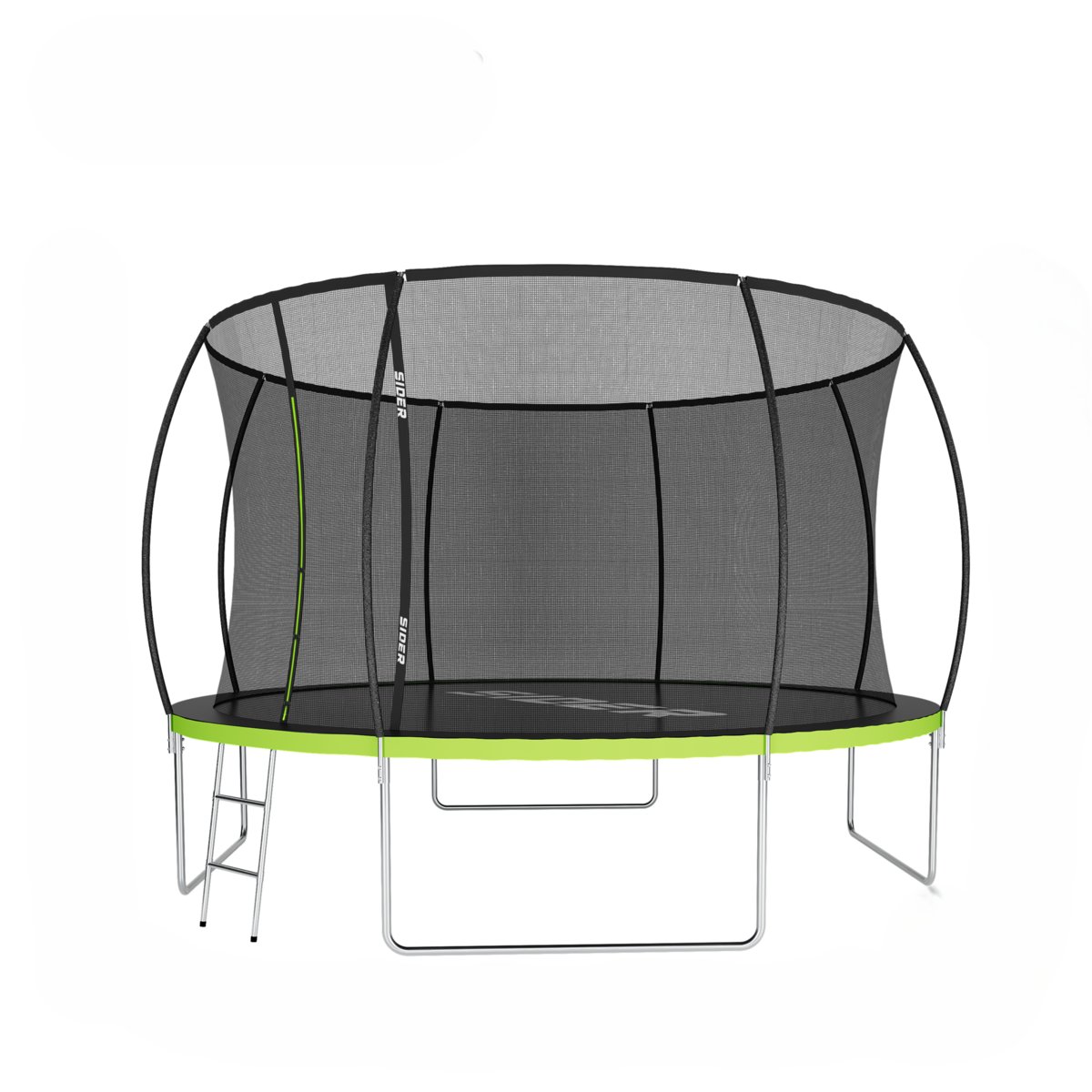 TRAMPOLINA OGRODOWA DLA DZIECI Z DRABINKĄ I SIATKĄ W ŚRODKU 12FT 374CM - Inna marka | Sklep ...