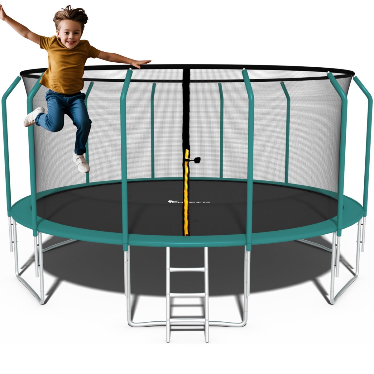 TRAMPOLINA OGRODOWA Premium SIATKA WEWNĘTRZNA DRABINKA 490CM 16FT FUNFIT - FUNFIT | Sklep EMPIK.COM