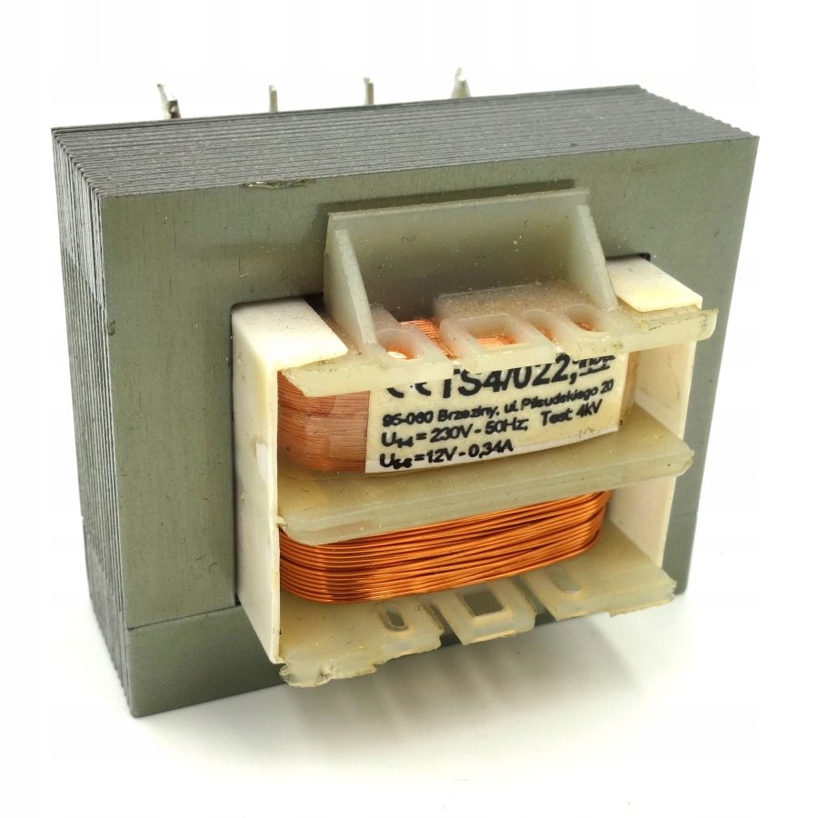 Transformator sieciowy trafo TS 4/022 12V 0,34A Indel - Indel | Sklep ...