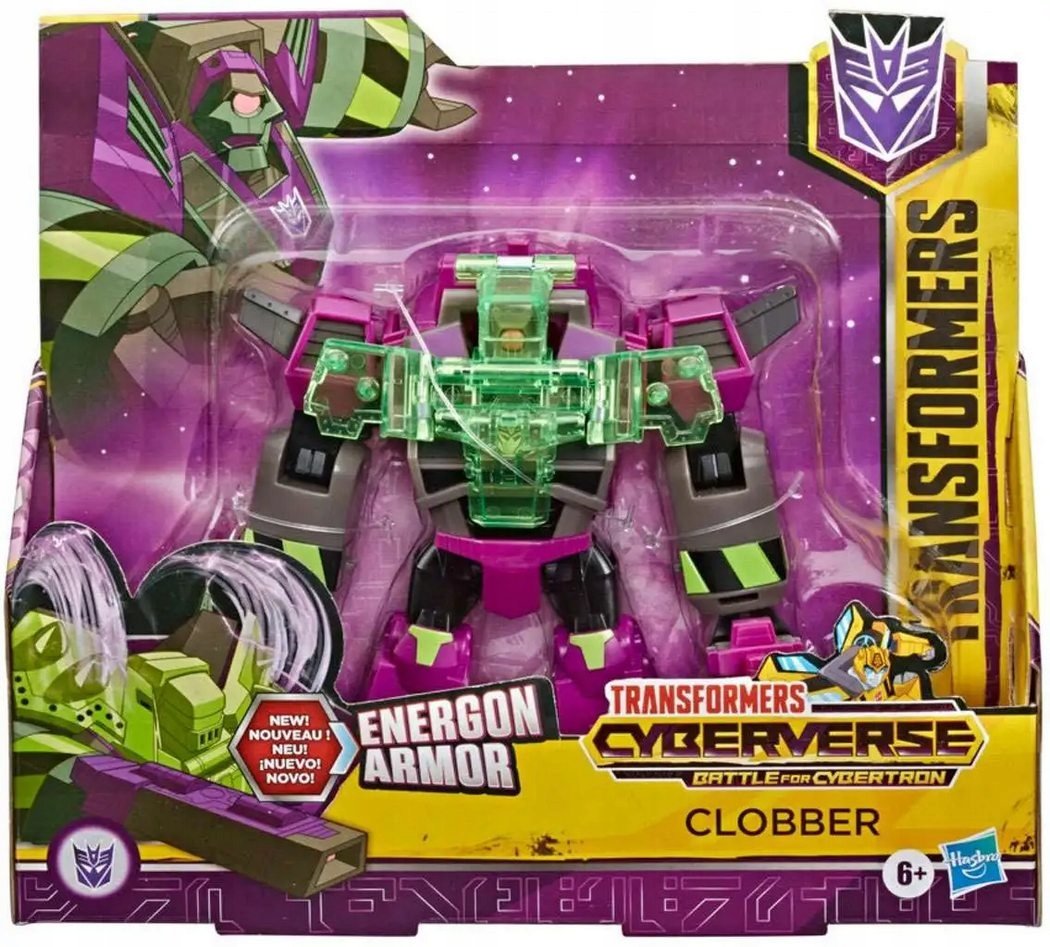 Transformers FIGURKA 17cm CLOBBER Czołg 9 Kroków CYBERVERSE ADVENTURES ...