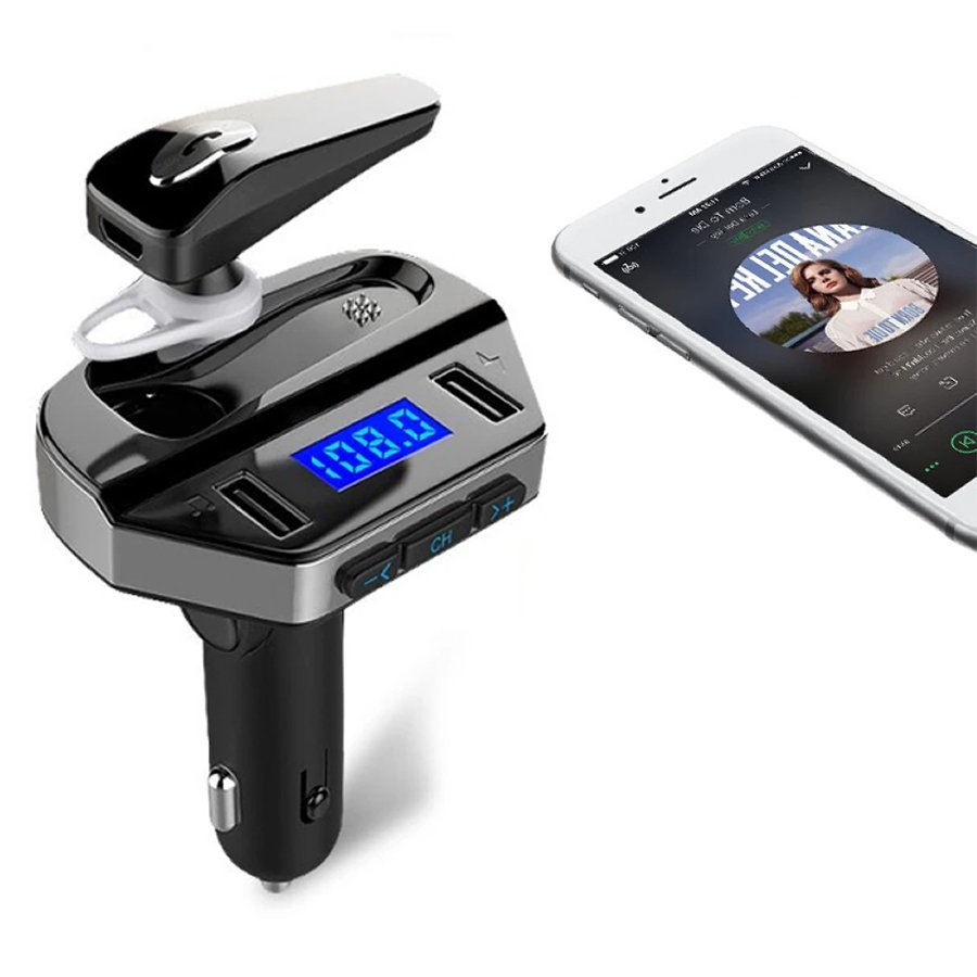 TRANSMITER BLUETOOTH V6 SAMOCHODOWY Z SŁUCHAWKĄ - decortrend ...