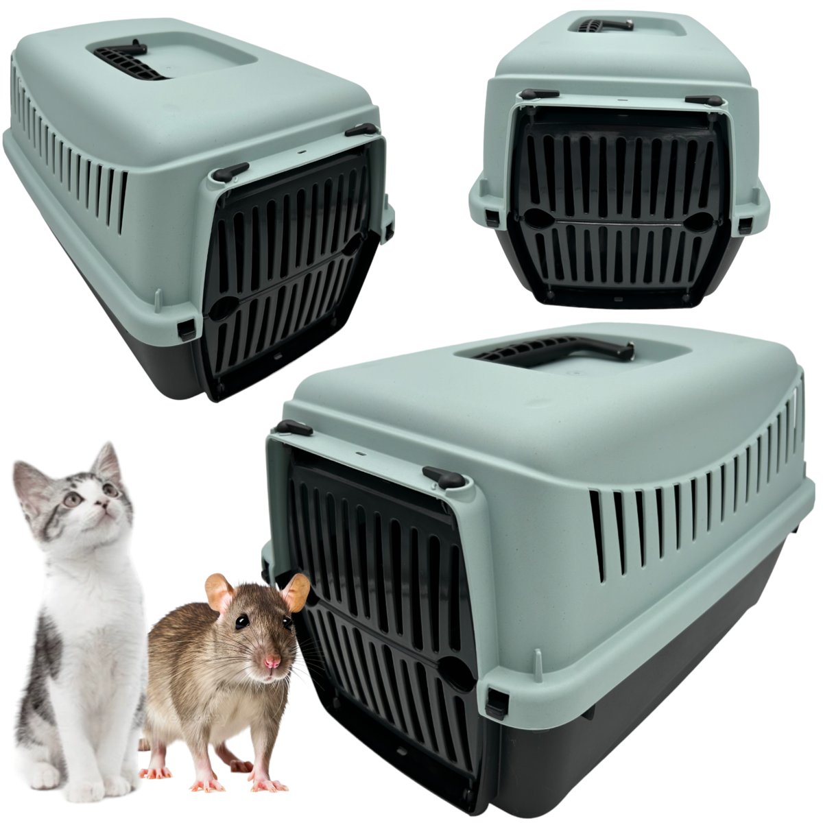 Transporter Dla Kota Królika Gryzoni Gipsy XS ECO ICE - BLUE - Inna marka | Sklep EMPIK.COM