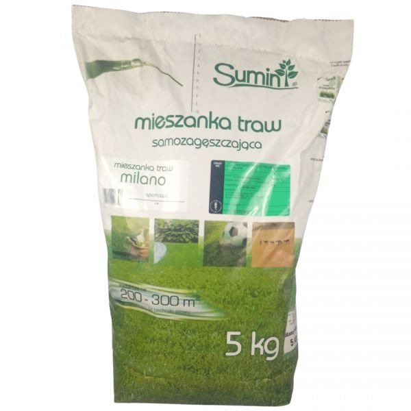 Trawa sportowa samozagęszczająca Milano Sumin 5 kg - SUMIN | Sklep EMPIK.COM