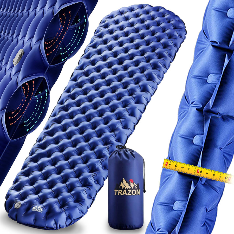 Trazon Dmuchany Materac Do Spania Mata 200X60X10Cm - Inna marka | Sport ...