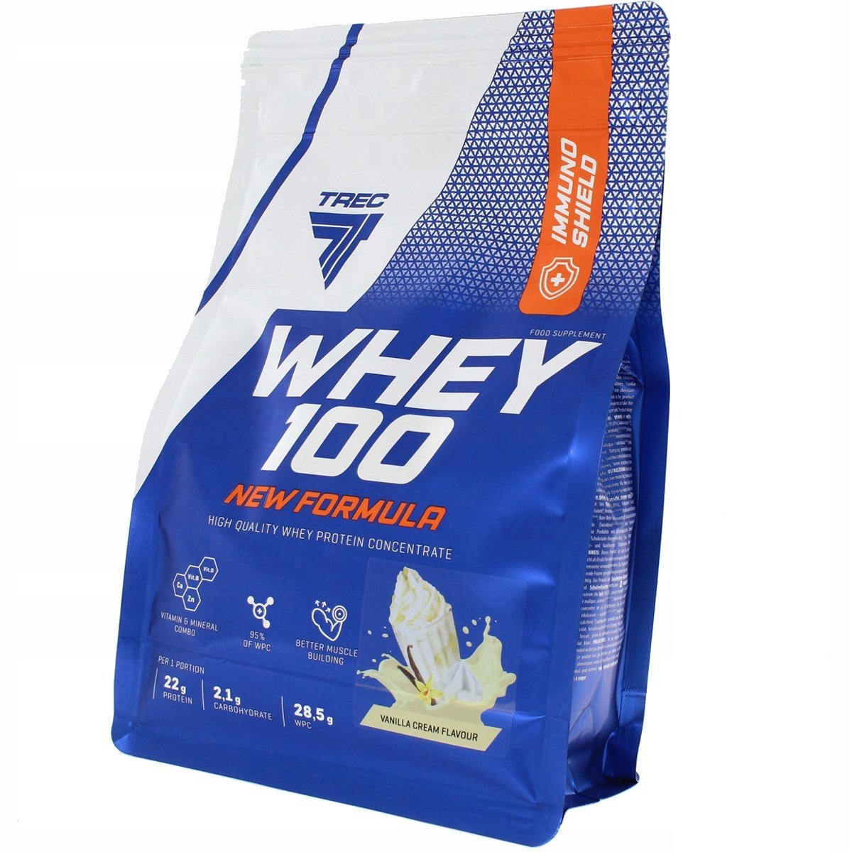 TREC WHEY 100 700G WANILIA NEW FORMULA - Trec Nutrition | Sport Sklep EMPIK.COM