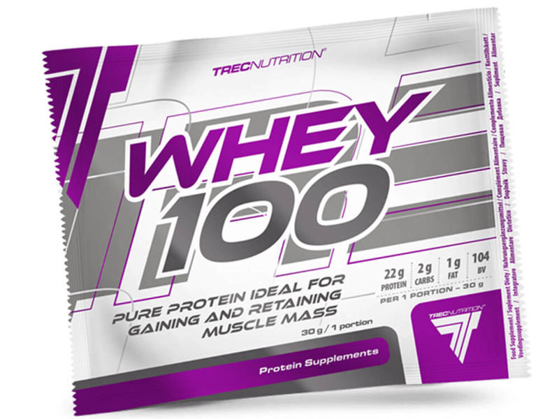 TREC, Whey 100, truskawka, 30 g - Trec | Sport Sklep EMPIK.COM