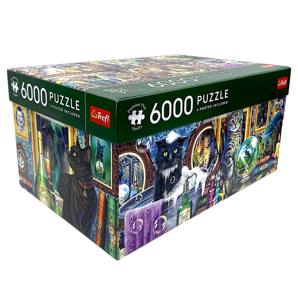 Trefl Premium 91991 Koty Lisa Parker Puzzle 6000el. 1972x922cm + poster ...