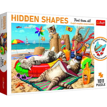 Trefl, puzzle, Hidden Shapes, 1011 el. - Trefl | Sklep EMPIK.COM