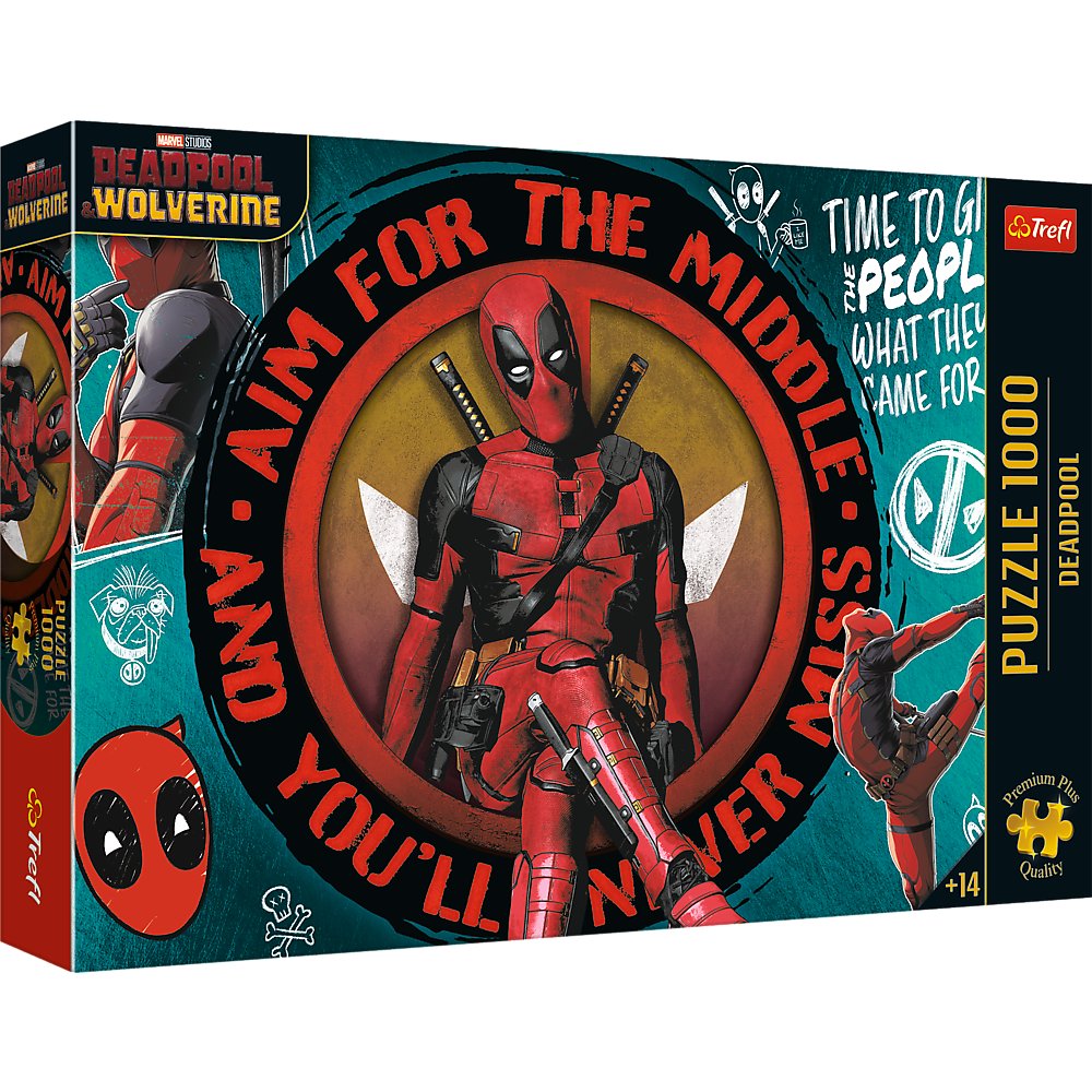 Trefl, puzzle premium plus, Deadpool, 1000 elementów - Trefl | Sklep ...