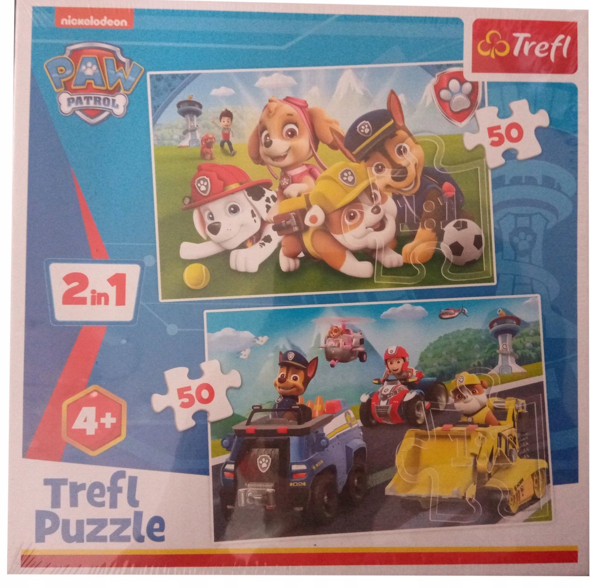 Trefl Puzzle Psi Paw Patrol Pieski Chase Skye 2W1 - Trefl | Sklep EMPIK.COM