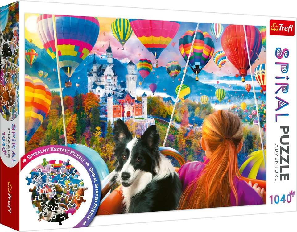 Trefl, Puzzle Spiral Trefl, Puzzle Festiwal balonów, 1040 el. - Trefl ...
