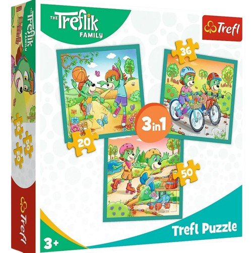 Trefl, Puzzle Standard dla dzieci, Poznaj Trefliki, 3w1 - Trefl | Sklep ...