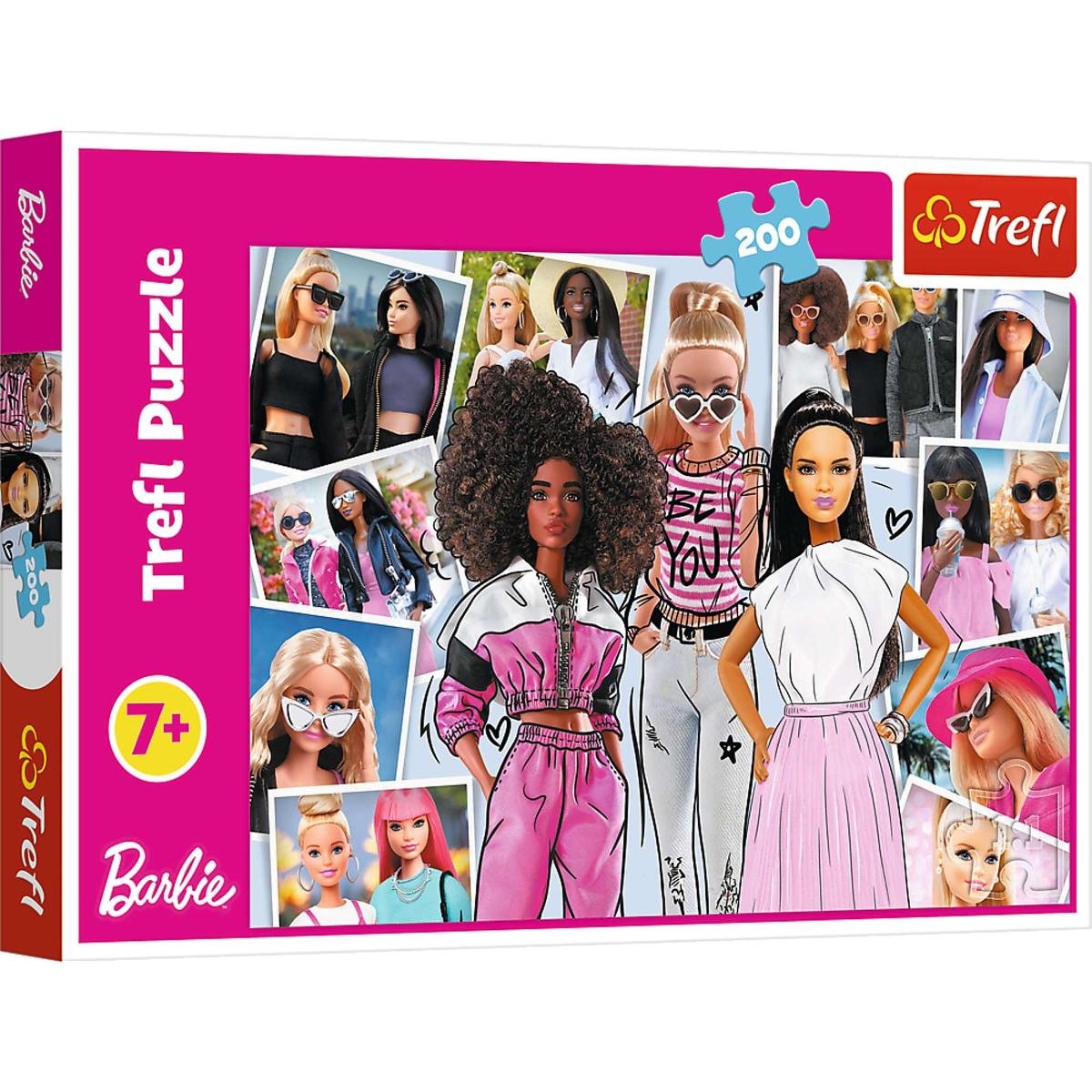 Trefl, Puzzle W świecie Barbie, 200 el. - Trefl | Sklep EMPIK.COM