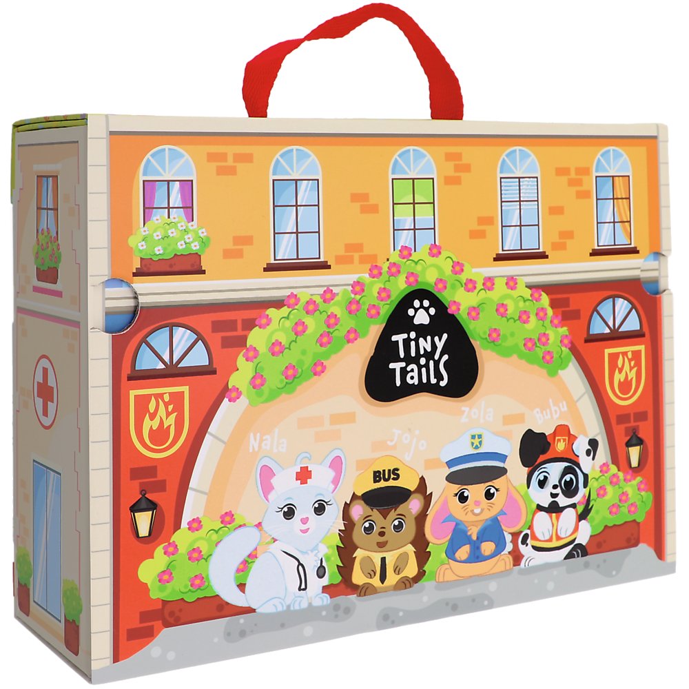 Trefl, Tiny Tails, Zabawka drewniana, Magnetyczny kuferek, 61816 ...