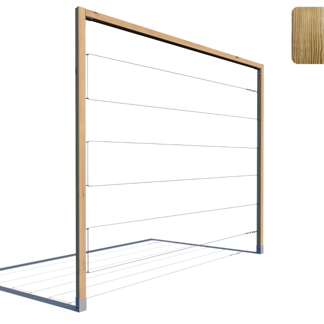 Trejaż R mini 180x189 drewniany z linami stalowymi - Inna marka | Sklep ...