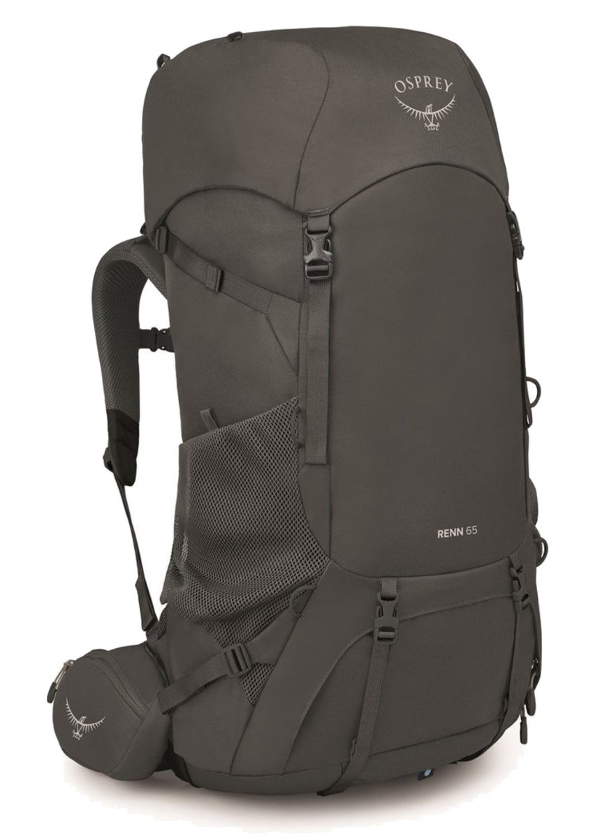 Trekkingowy plecak damski Osprey Renn 65 - dark charcoal / gray wolf ...