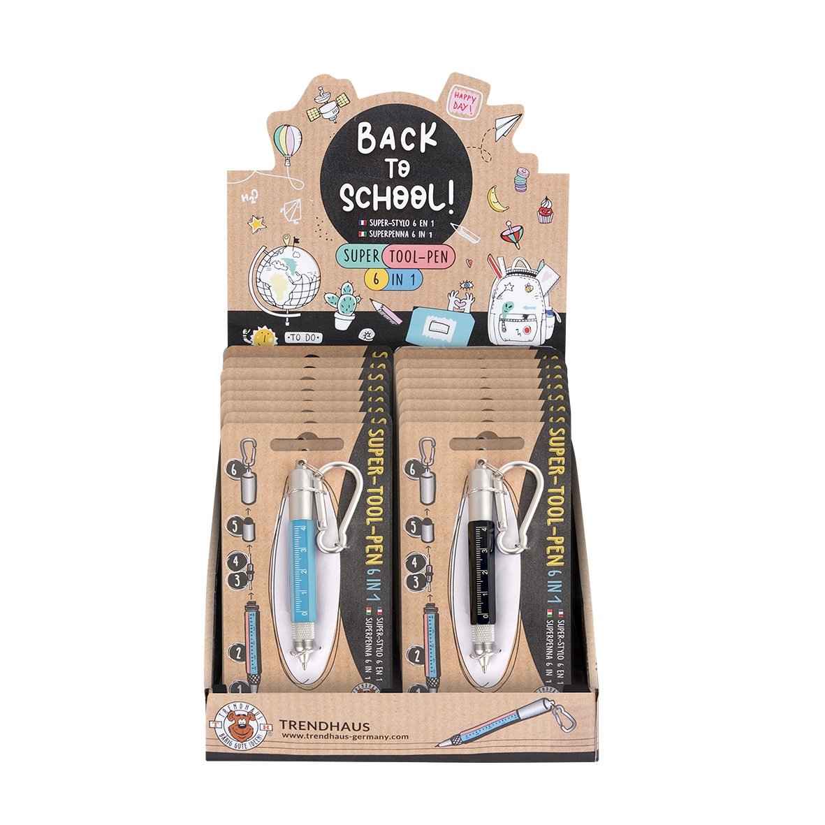 TRENDHAUS, długopis brelok i zestaw narzędziowy 1 szt.mix - TRENDHAUS ...