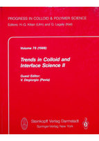 Trends in colloid and interface science II volume 76 - Opracowanie ...