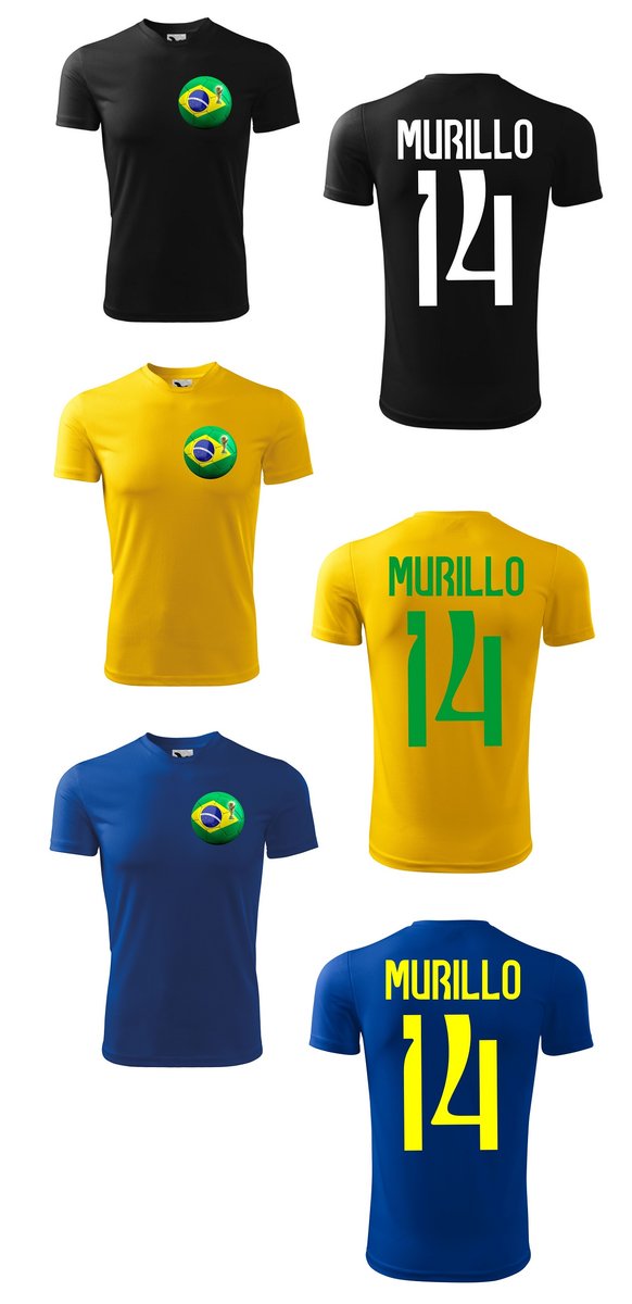 Treningowa Koszulka BRASIL Santiago MURILLO 14 - Inna marka | Sport ...