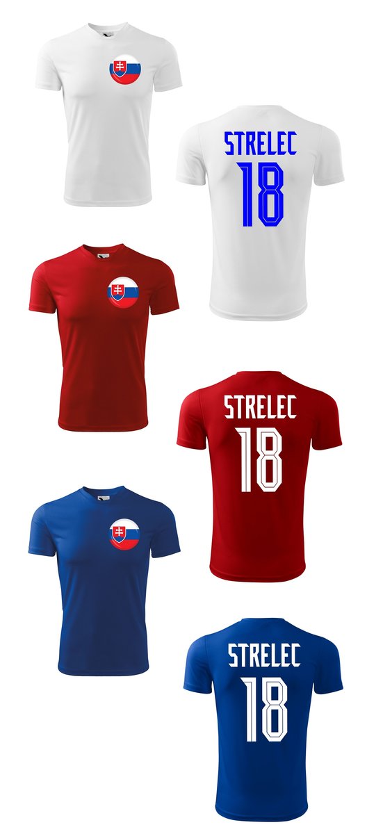 Treningowa Koszulka SLOVAKIA David STRELEC 18 jr - Inna marka | Sport ...