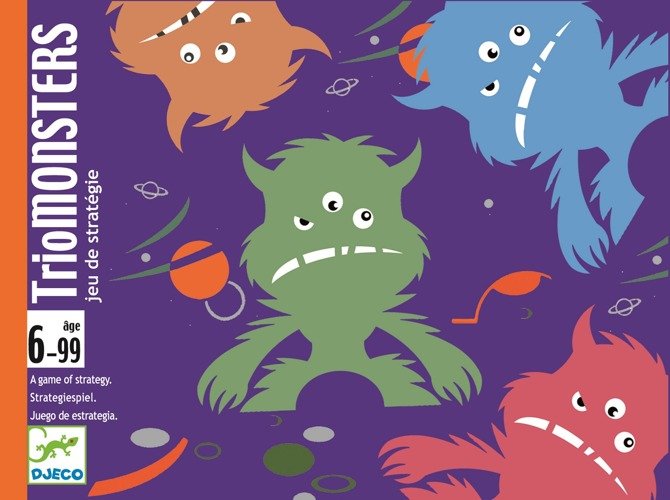 Triomonsters, gra karciana, Djeco - Djeco | Sklep EMPIK.COM