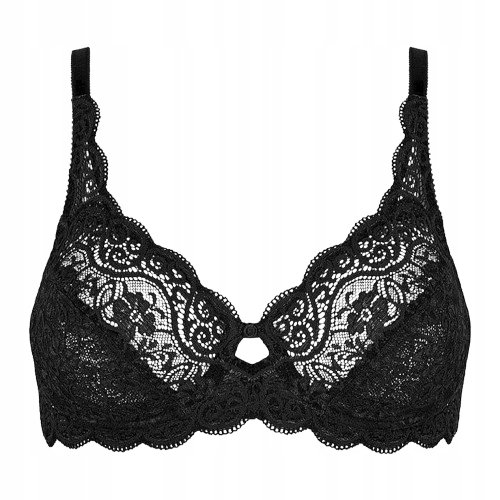 Triumph Plus Size Biustonosz Miękki Damski Czarny Z Koronką 90F J2A ...