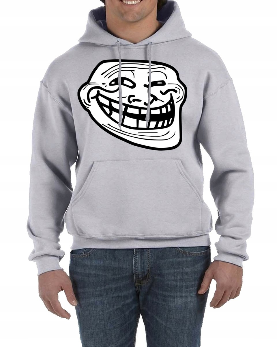 Troll Face Bluza Z Kapturem Śmieszna Xxl 3152 - Inna marka | Moda Sklep ...