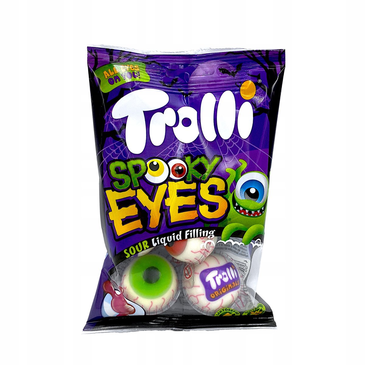 Trolli Spooky Eyes OCZY Żelki z nadzieniem 4szt 75g - Inna marka ...