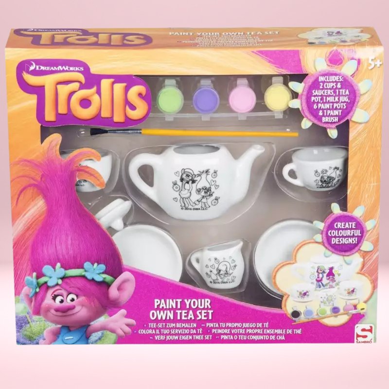 Trolls Serwis Porcelana Do Pomalowania Trolle - Inny producent | Sklep ...