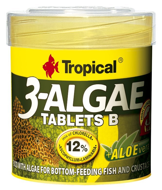 TROPICAL 3-ALGAE TABLETS B 50ML/36G - Tropical | Sklep EMPIK.COM
