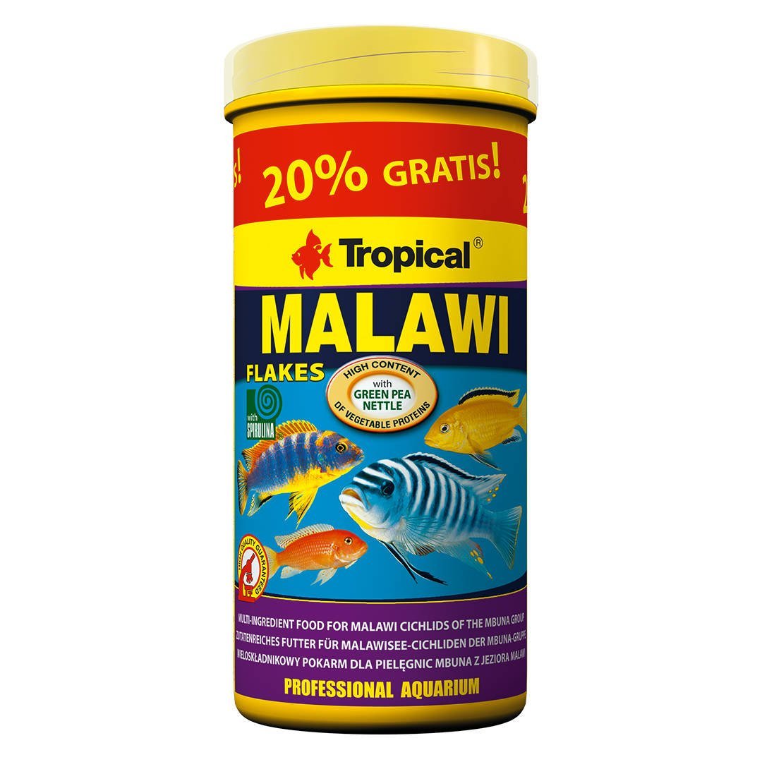Tropical Malawi 500ml + 20% , pokarm dla pyszczaków z jeziora Malawi ...