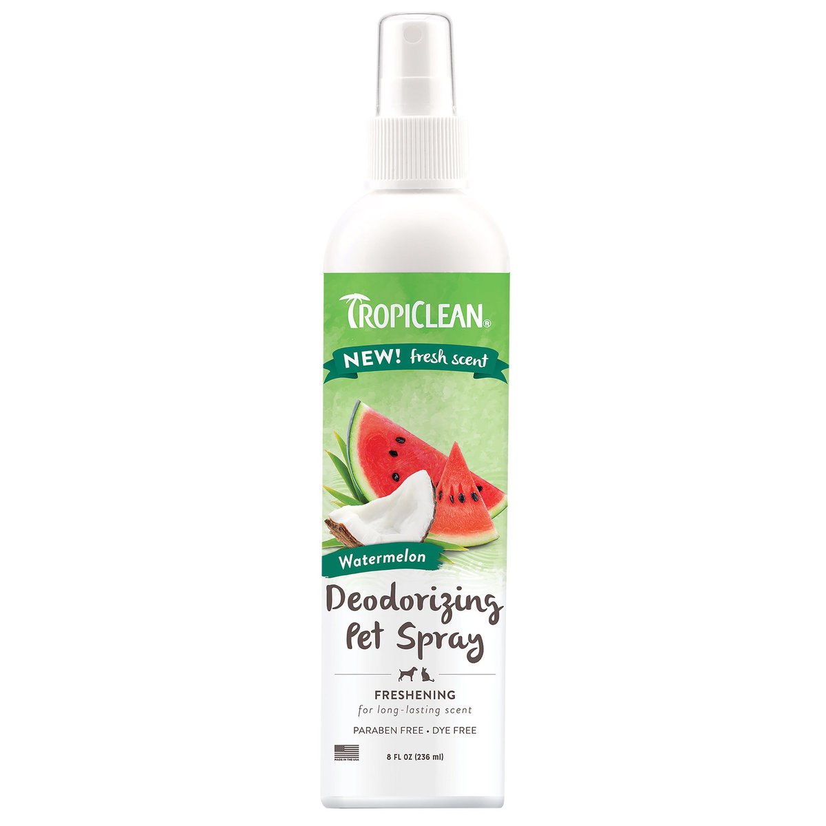Tropiclean- Deodorizing Pet Spray, Watermelon, 236Ml - TROPICLEAN ...