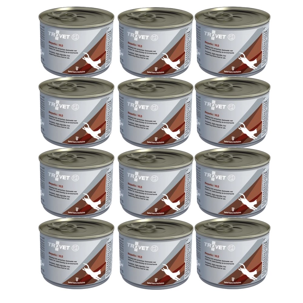 TROVET Hepatic HLD z kurczakiem - mokra karma dla kota - 12x200 g ...