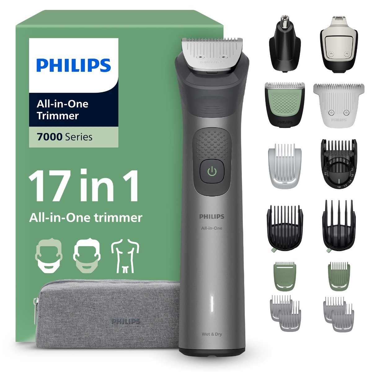 Trymer do włosów Philips All-in-one seria 7000 Multigroom MG7941/15 ...