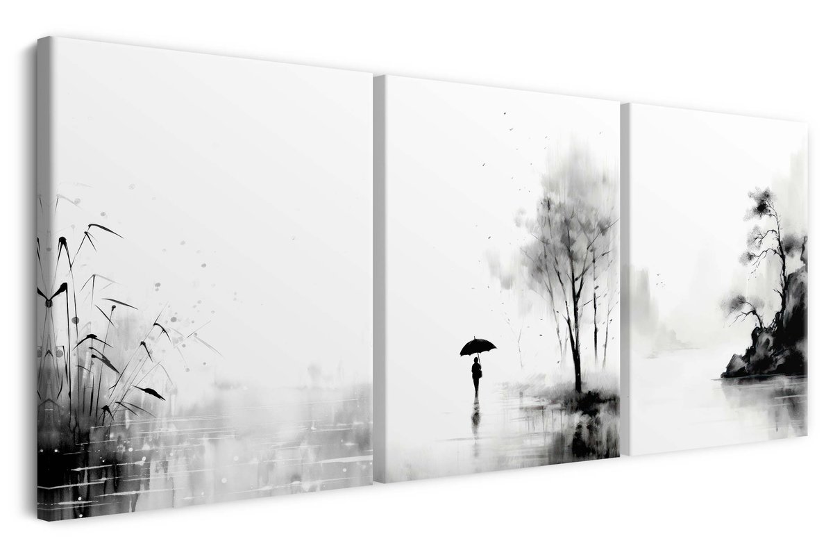 Tryptyk na ścianę Tryptyk obraz na ścianę 20786, 90x180 - Naklejkomania | Sklep EMPIK.COM