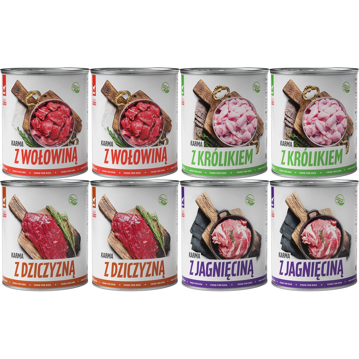 TufTuf mokra karma dla psa Mix Smaków puszka 8x800g Mielonka - Tuf Tuf ...