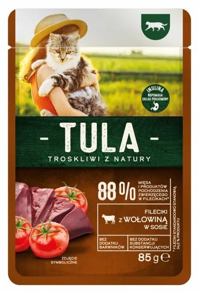 Tula Karma dla kota 85G Wołowina - Tula | Sklep EMPIK.COM