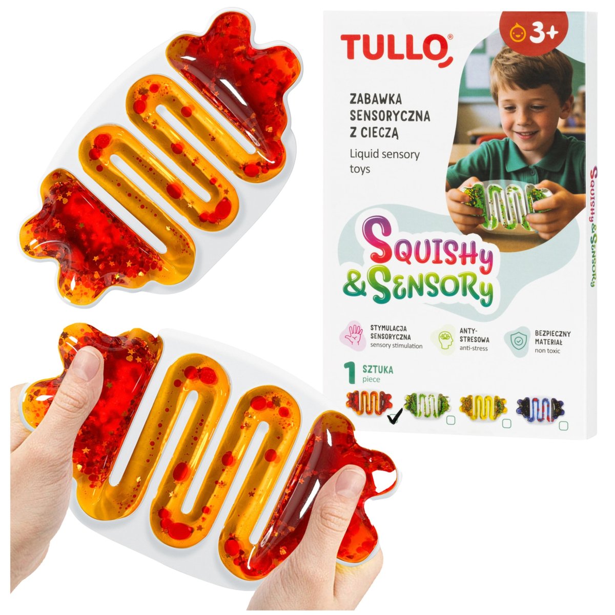 tullo zabawka relaksacyjna squishy żelowa sensoryczna dla dzieci ...