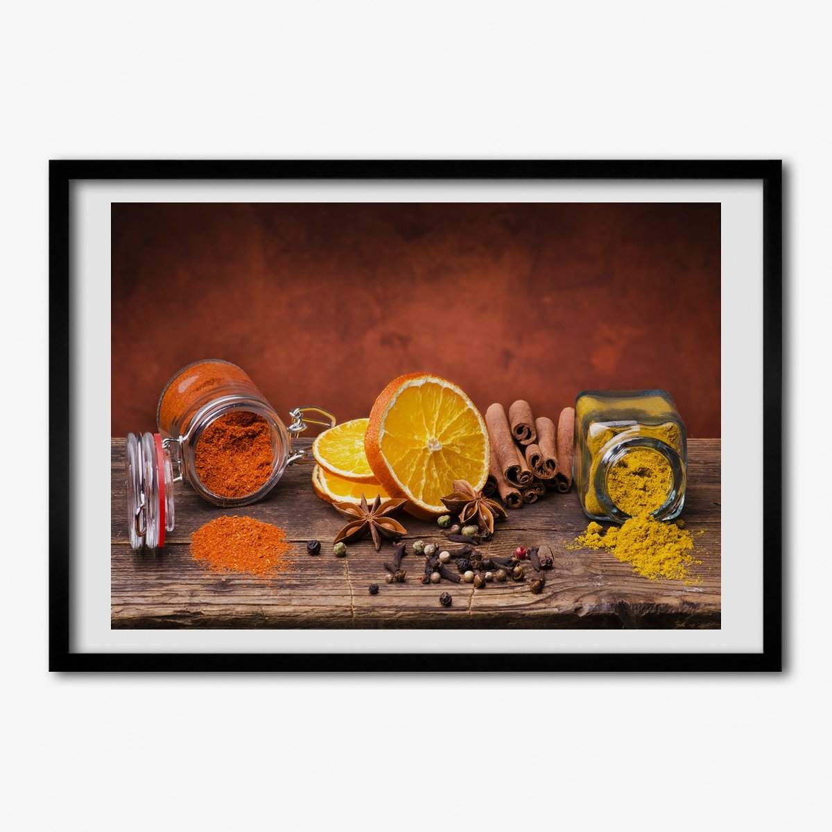 Tulup, Foto obraz z ramką MDF Mieszanka przypraw, 70x50 cm - Tulup ...
