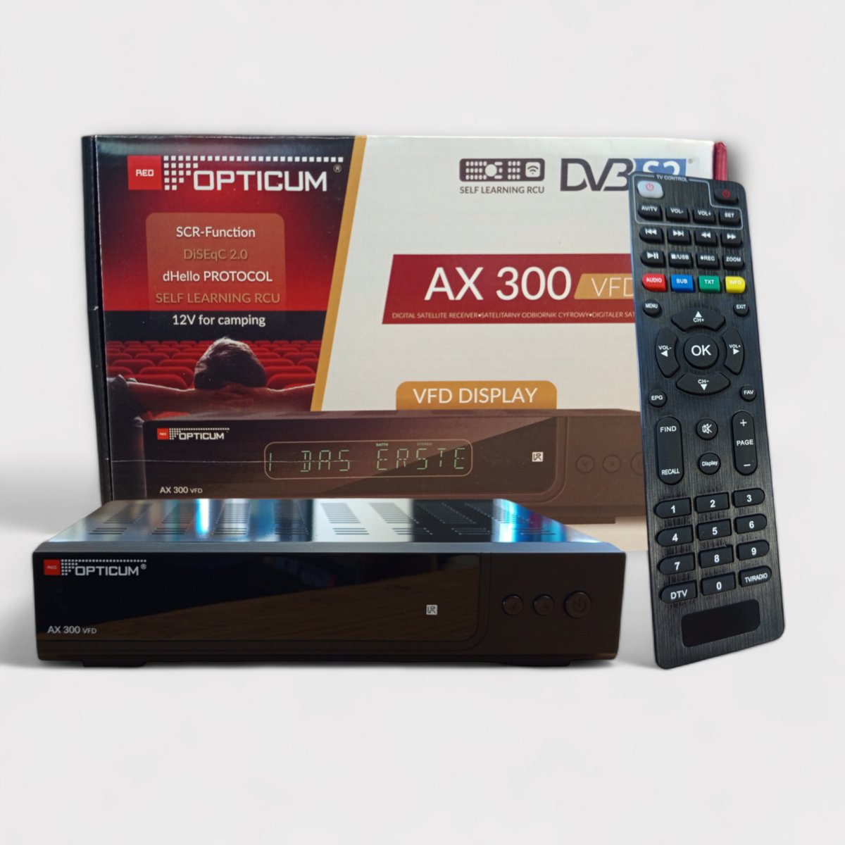 Tuner Ax 300 Vfd Opticum Dvb-S2 - Opticum | Sklep EMPIK.COM