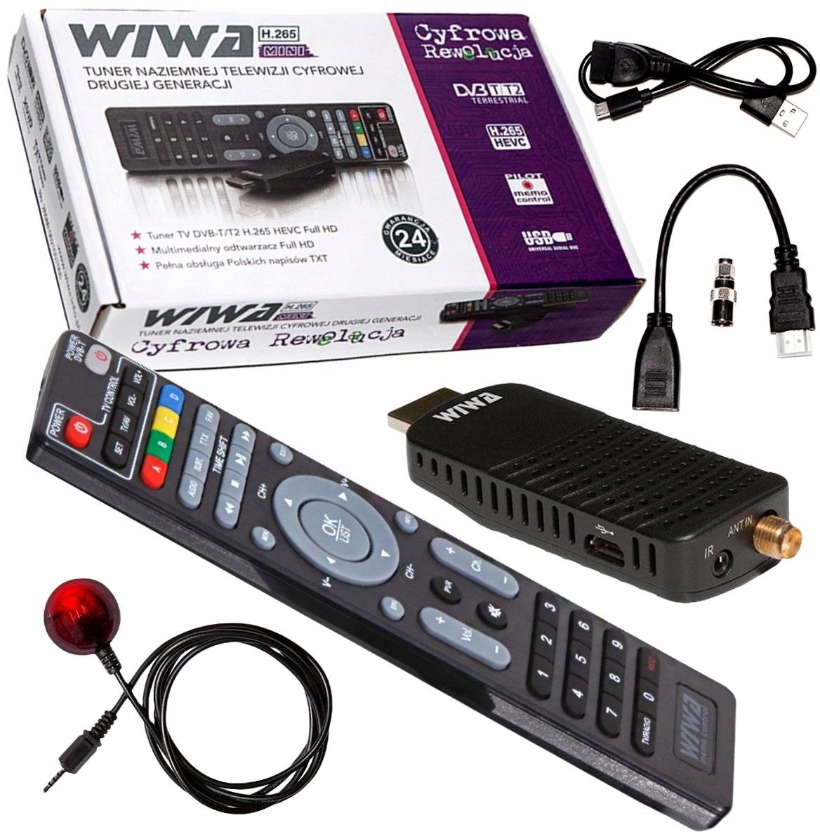 Tuner DVB-T/T2 WIWA H.265 MINI - Wiwa | Sklep EMPIK.COM