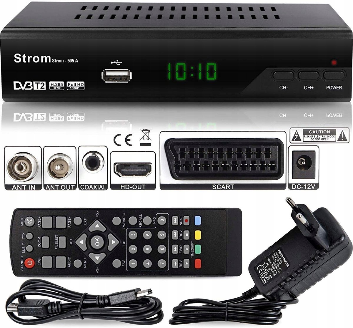 Tuner DVB-T2 Strom 505 M - Strom | Sklep EMPIK.COM
