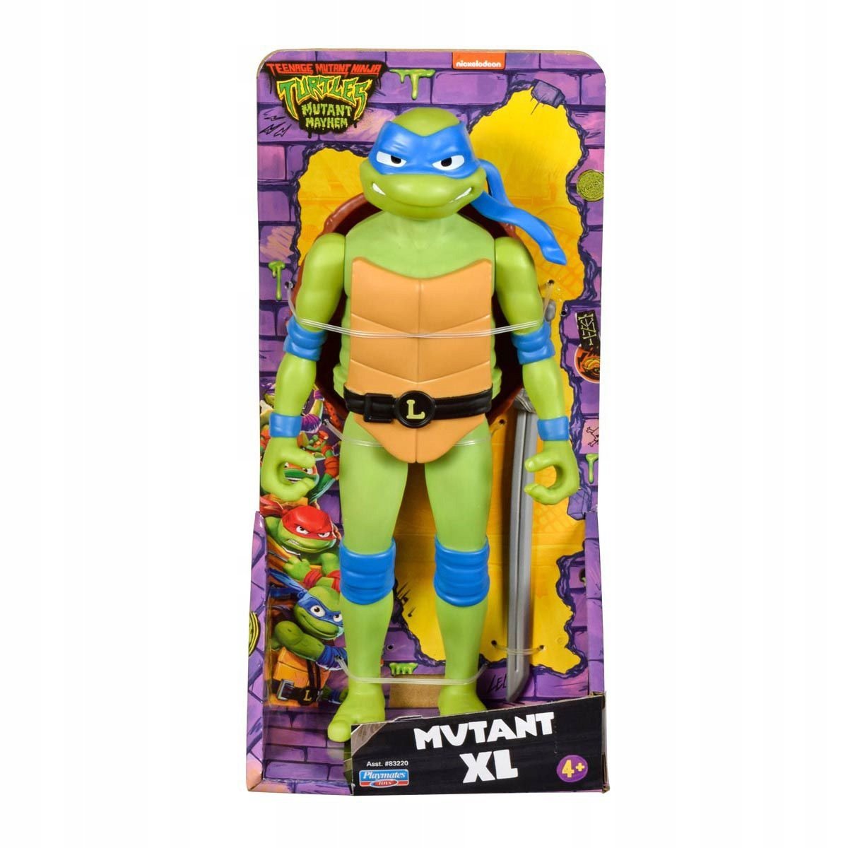 TURTLES WOJOWNICZE ŻÓŁWIE NINJA Leonardo XL figurka - Playmates Toys ...