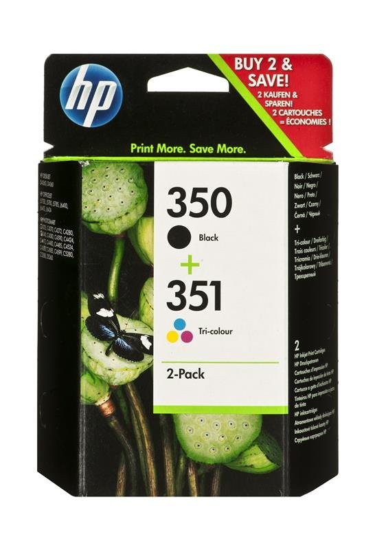 Tusz HP 350/351 SD412EE black + tri-colour - HP | Sklep EMPIK.COM