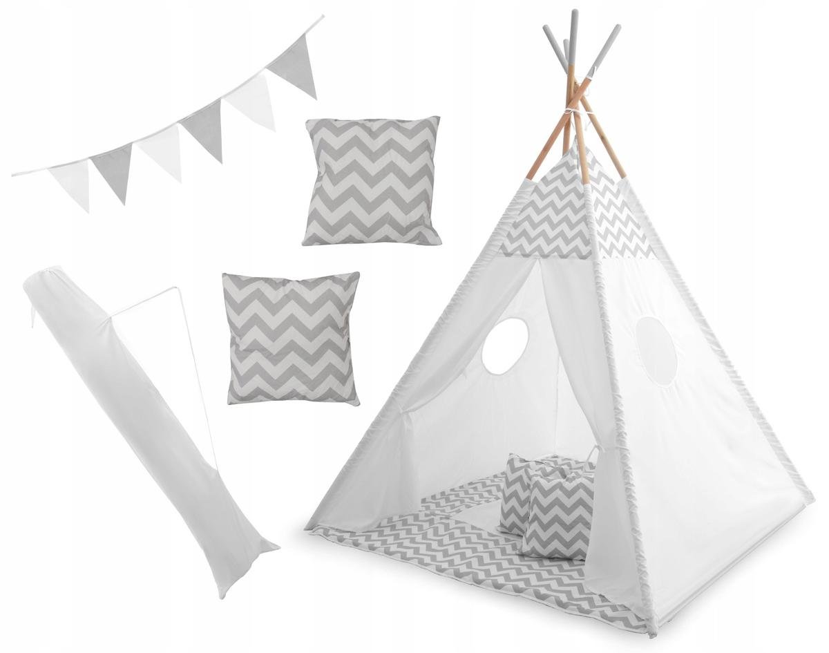 Tutumi, Namiot tipi, szary, 120x120 cm - Tutumi | Sklep EMPIK.COM