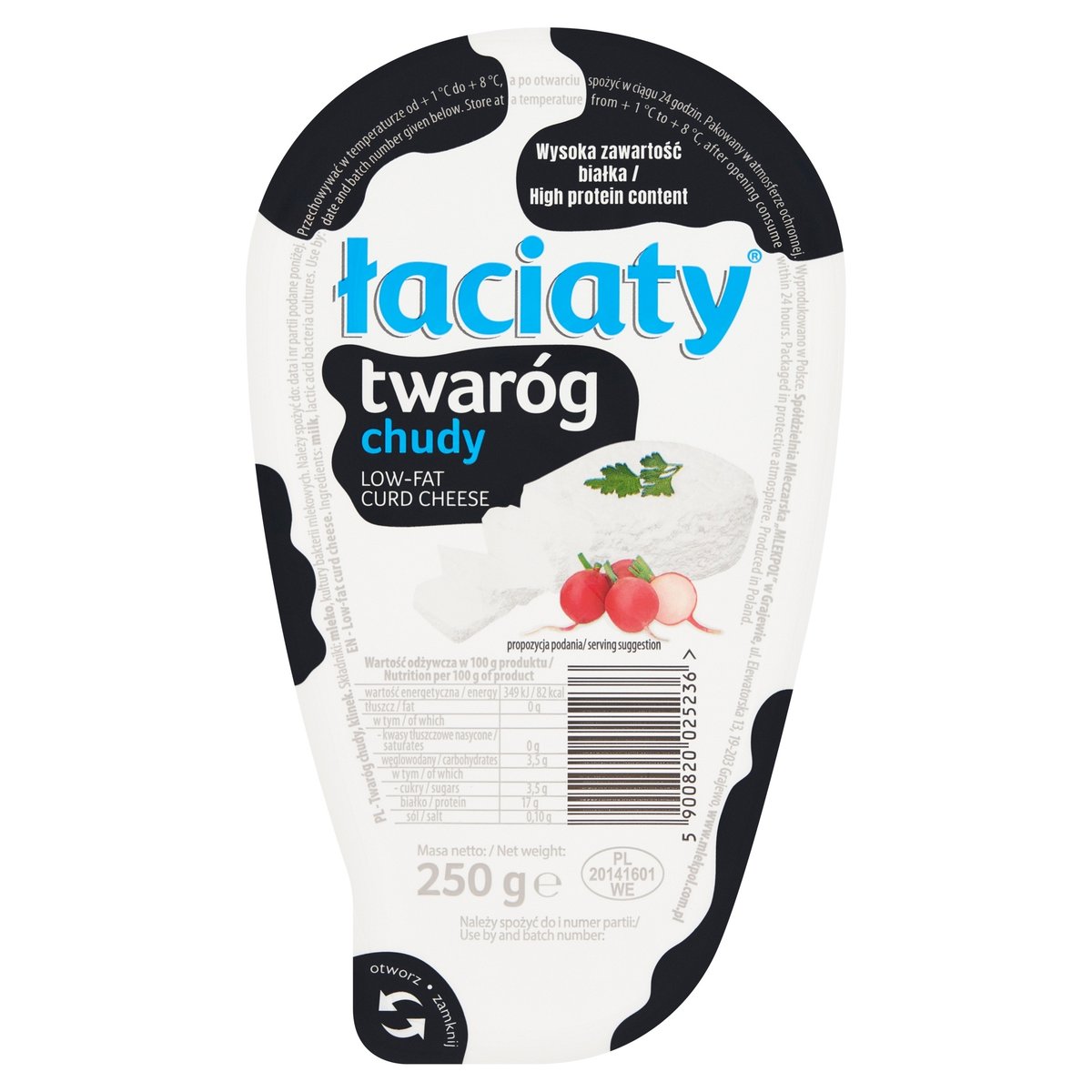 Twaróg chudy klinek 250 g - Inna marka | Sklep EMPIK.COM