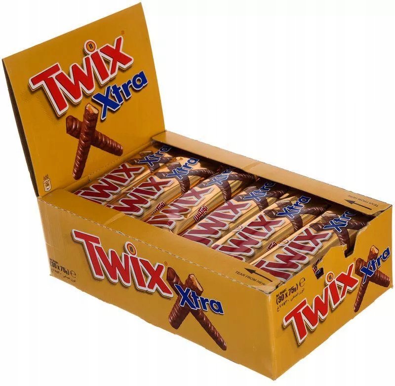 TWIX EXTRA BATON 75G 30 SZTUK - Mars | Sklep EMPIK.COM